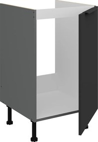 ARIA ab | dolní skříňka 50 ZL 1F dřezová | 50 cm | ANTI FINGERPRINT povrch | antracit/černá