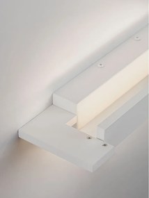 Matně bílé hliníkové LED nástěnné svítidlo Livo – Nova Luce