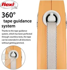 Flexi Comfort Plus XS světle žluté / Vodítko / pásek 3 m / samonavíjec