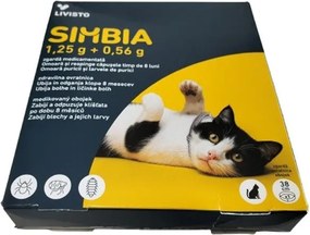 Simbia 1,25g+0,56g obojek pro kočky 38 cm