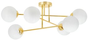 MAXLED Lustr na tyči 6xE27/35W/230V pr. 80 cm zlatá 5903271845804