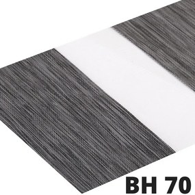 ZEBRA Shop Roleta DEN A NOC / PREMIUM / GRAFIT MELÍR / BH 70 Barva mechanizmu: bílá, Výška: 150, Šířka: 30