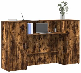 Recepční stůl kouřový dub 180x50x103,5 cm kompozitní dřevo 3324209
