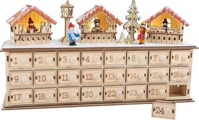 Small Foot by Legler Small Foot Dřevěný adventní kalendář vánoční trhy