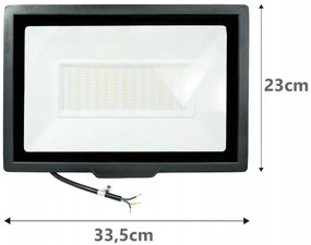 ecoPLANET LED reflektor 200W - 14000 lm - neutrální bílá + LED reflektor 50W ZDARMA