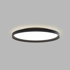 LED2 1274953DT Moon, stropní svítidlo, 60W LED 3000/4000K stmívatelné TRIAC, černá, Ø60cm