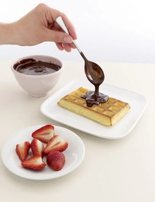 Silikonové pečicí formy na vafle 2 ks Lekue | červené