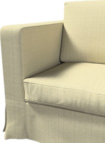 Potah na pohovku IKEA  Karlanda 3-místná nerozkládací, dlouhý barva béžová látka pletený vzor