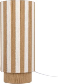 Bílá/v přírodní barvě provazová stolní lampa (výška 58 cm) Vienna Stripes – Leitmotiv