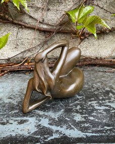 Modernistická bronzová socha Nahá žena MODERN ART 3