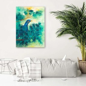 Gario Obraz na plátně Pták ukrytý ve větvích - Anna Baranova Rozměry: 40 x 60 cm