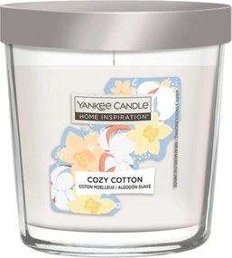 Yankee Candle Vonná svíčka ve skle Home Inspiration Cozy Cotton, 200 g