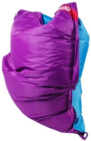 Beanbag Sedací vak 189x140 duo purple - turquoise