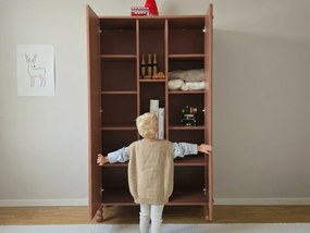 Designová vitrína DOT terakota