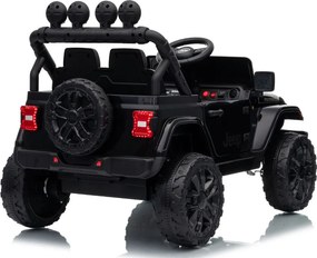 LEAN CARS Akumulátorové vozidlo Jeep Rubicon DK-JWR558 24 V, černé