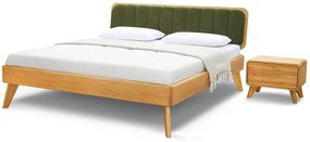 Designová postel z masivu Postelia CALDERA, BUK, 180x200 cm manželské dvoulůžko