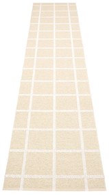 Vinylový koberec Pappelina ADA Cream/White metallic velikost: 70x375cm