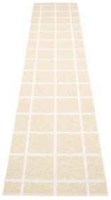 Vinylový koberec Pappelina ADA Cream/White metallic velikost: 70x450cm