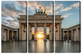 Vícedílný obraz Braniborská Brána V Berlíně Nedostatek Nedostatek Plátno Canvas 150x100