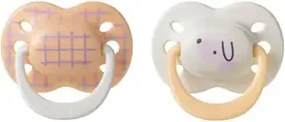 Tommee Tippee Ultimate Fit DECO silikonový dudlík 0–6 m GIRL 2ks - víc