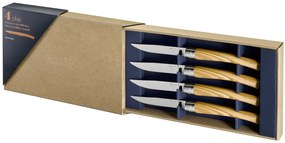 Opinel Opinel nůž steakový set 4ks oliva - 2022 002481