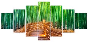 Obraz - Japonský bambusový les (210x100 cm)