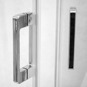 Roltechnik Outlet Dvoukřídlé sprchové dveře BADEN II pro instalaci do niky Varianta: šířka: 100 cm, orientace: Univerzální - (BADEN II/100 - 4000857), Barva profilů a typ výplně: profily: brillant, výplň: transparent