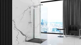 Rea Grand Black, sprchová vanička z minerálního kamene 90x90x3, 5 cm, REA-K4595
