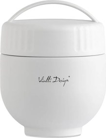 Bílá termoska na jídlo z nerezové oceli 680 ml Fuori – Vialli Design