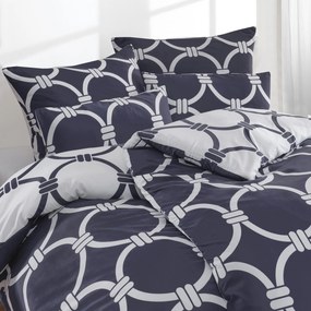 Florella Povlečení Kogge Blau Rozměr: 70x90 + 140x200 cm (zdarma povlak 40x80 cm)
