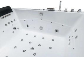 BPS-koupelny Hydromasážní vana HYD-KA914WH 190x150 BÍLÁ s ohřevem vody
