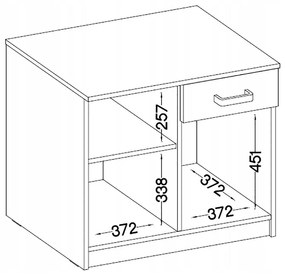MELTA | rohový psací stůl AR140 | vrchní deska 5,5 cm | 138 cm | UNI provedení | artisan