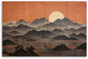Gario Obraz na plátně Nádherná japonská horská krajina Rozměry: 60 x 40 cm