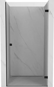 Mexen Lunar-B sprchové dveře otočné pravé 60 cm, transparentní, černé - 832-060-000-70-00-P