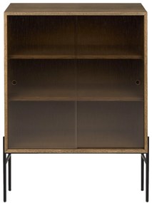 NORTHERN Skříňka Hifive Glass Cabinet, Smoked Oak, 100 cm / podstavec 15 cm