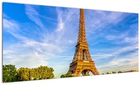 Obraz: Eiffelova věž, Paříž (100x40cm)