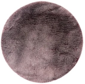 Obsession, Kusový koberec Samba 495 Mauve kruh, 80x80 (průměr) kruh, fialová, ložnice