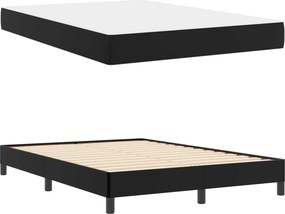 Rám postele s matrací Černá 160 x 200 cm textil 3398638