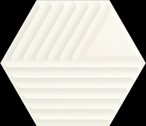 Ceramika Paradyz Obklad Woodskin Bianco Heksagon Struktura C 19,8x17,1 - 157744