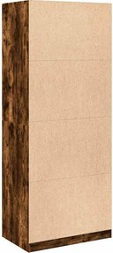 Šatní skříň kouřový dub 80 x 50 x 200 cm kompozitní dřevo 3307751