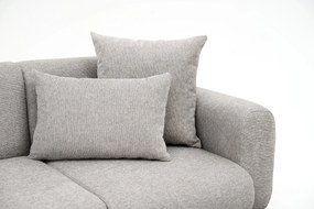 Hanah Home Třímístná pohovka SIDE světle šedá