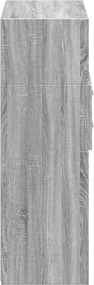 Skříň highboard šedá sonoma 80 x 42,5 x 124 cm kompozitní dřevo 3281390