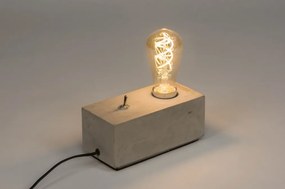 Stolní designová betonová lampa Focus Beton