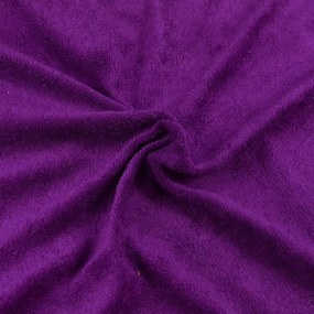 Krátký dámský župan na zip Bari 38 64 4336 sparkling grape - S