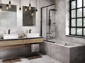 Besco Quadro Slim obdélníková vana 180 x 80 cm akrylát bílá VANQAUD180SLIM