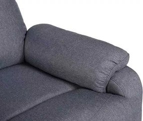 LuxuryForm DESIGN Televizní křeslo CARLOS s polohováním - šedé