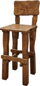 Casarredo - Komfort nábytek Zahradní barová židle OM-099 masiv, výběr barev | barva: olše-moření-teak