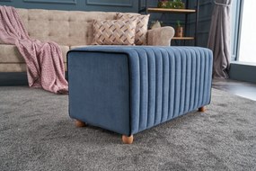 Atelier del Sofa Taburet Mabel Puf - Blue, Modrá