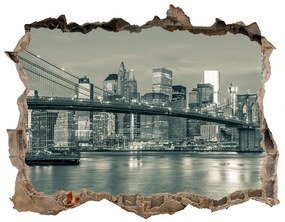 Wallmuralia Fototapeta díra na zeď Manhattan New York 95x64 cm