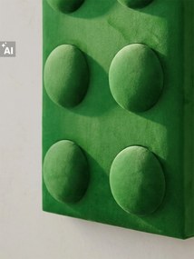Sinsay - Sametový čalouněný panel ve tvaru kostky - zelená